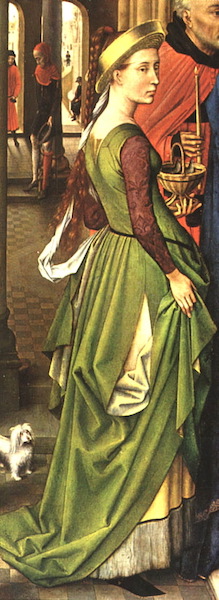 Rogier van der Weyden, detail from Saint Columba Altarpiece Triptych, c ...