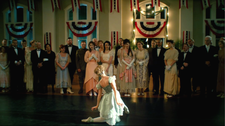 F. Scott comes in and sees Zelda dancing, and you can really sense how ...
